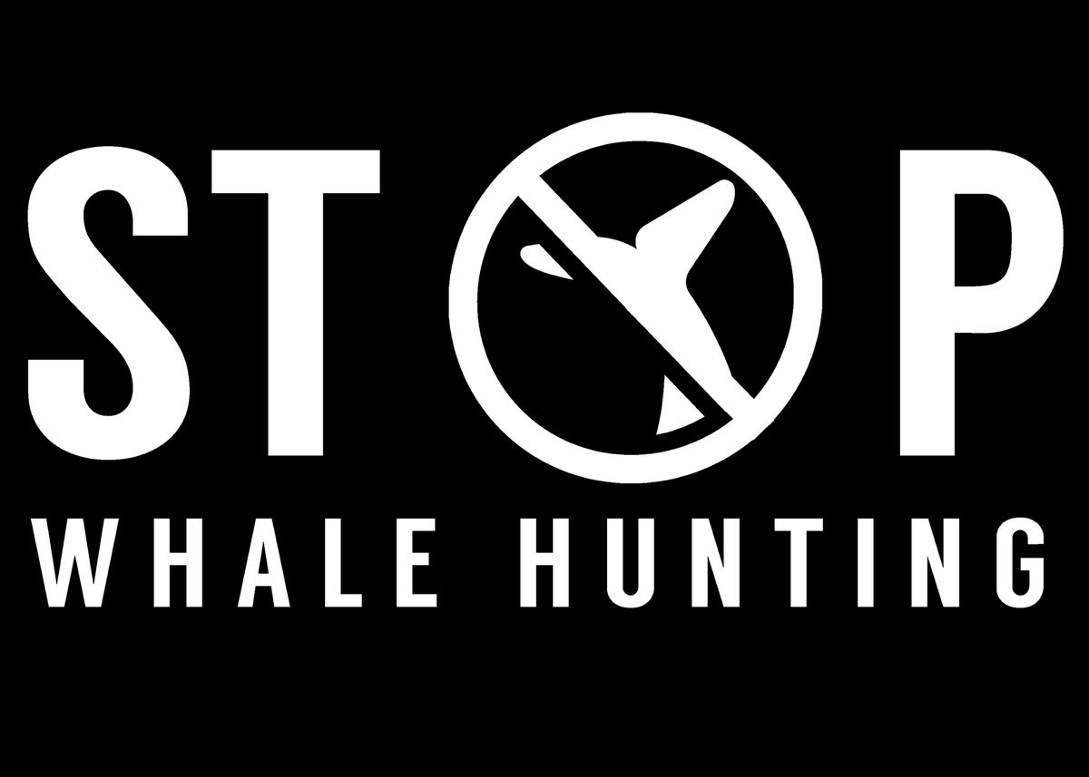 'Stop whale hunting' Poster, picture, metal print, paint by dr3designs ...