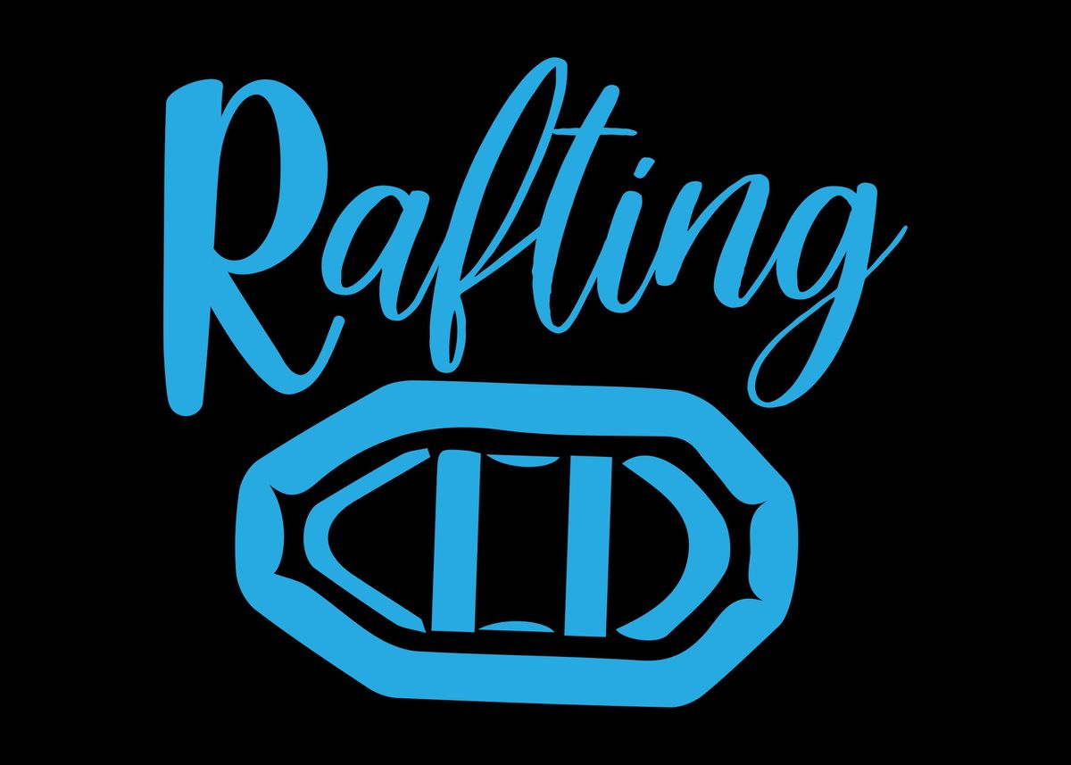 'Rafting Boat Whitewater' Poster, picture, metal print, paint by ...