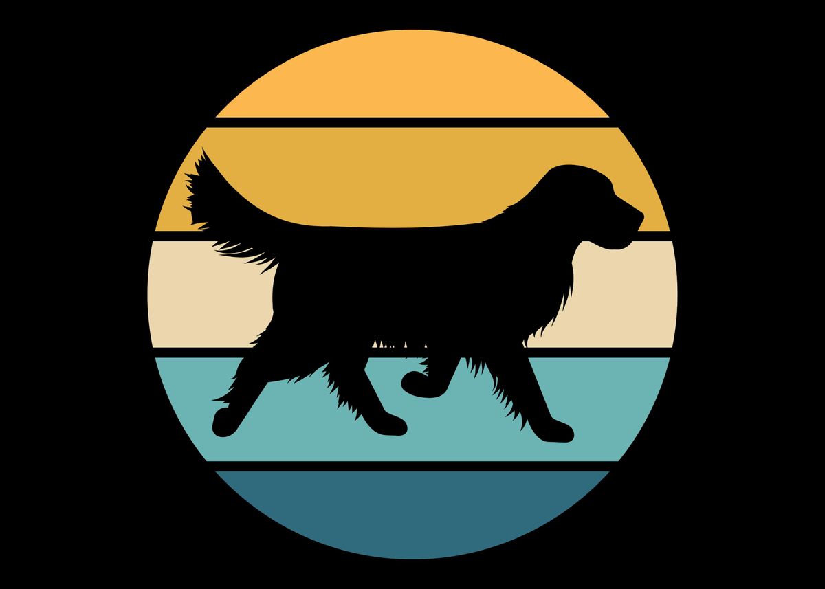 'Retro Vintage Dog Rescue' Poster by CrazySquirrel | Displate