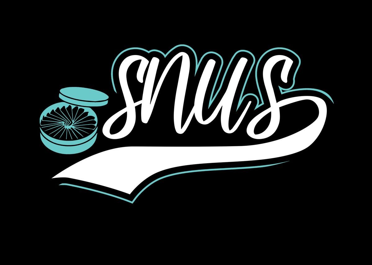 'SNUS rauchfrei Nikotin' Poster, picture, metal print, paint by ...