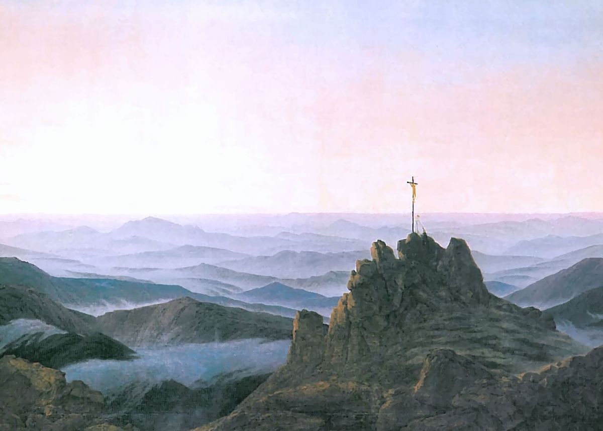 'Caspar David Friedrich' Poster, picture, metal print, paint by ...
