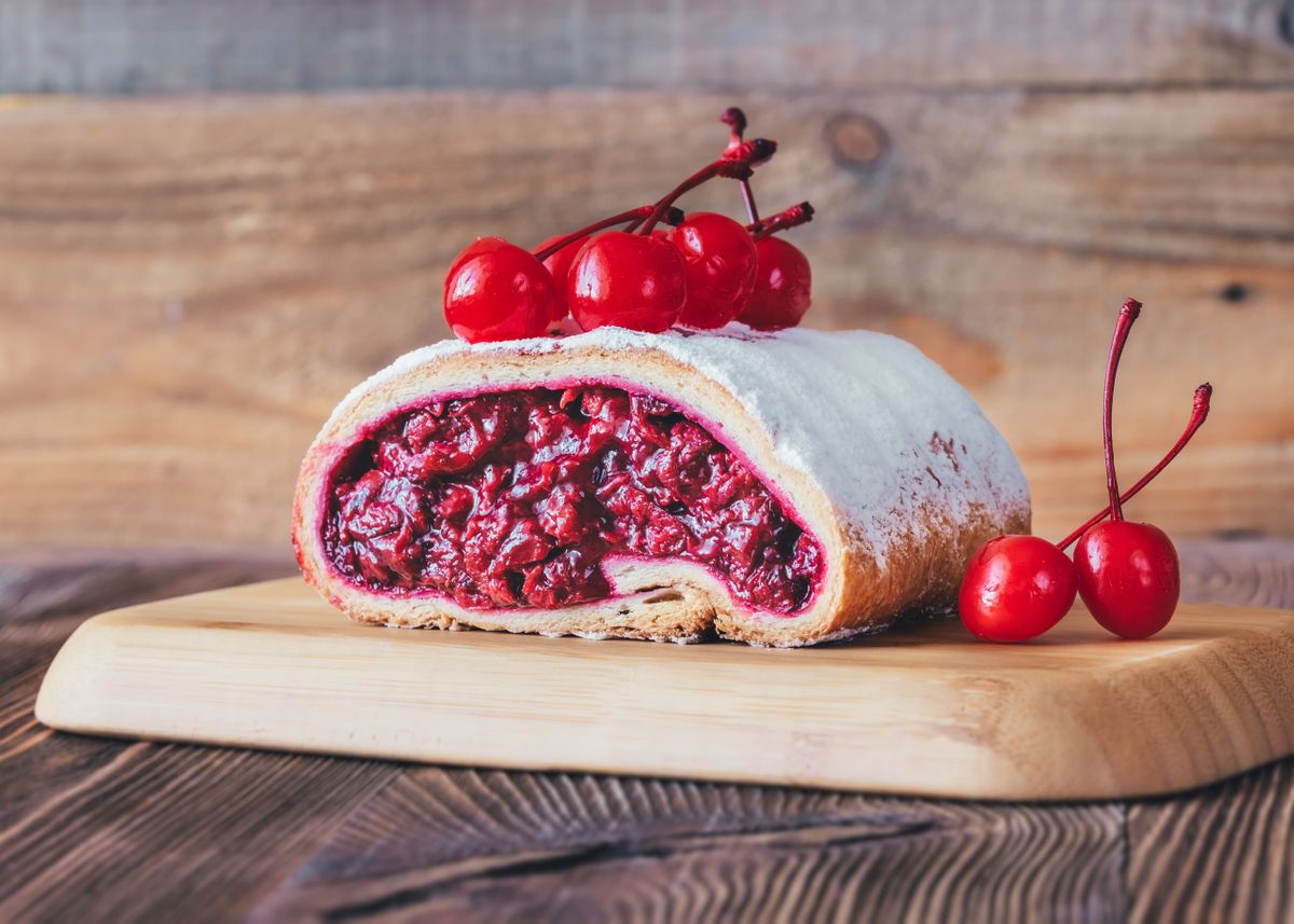 'Cherry strudel' Poster by Oleksandr Prokopenko | Displate