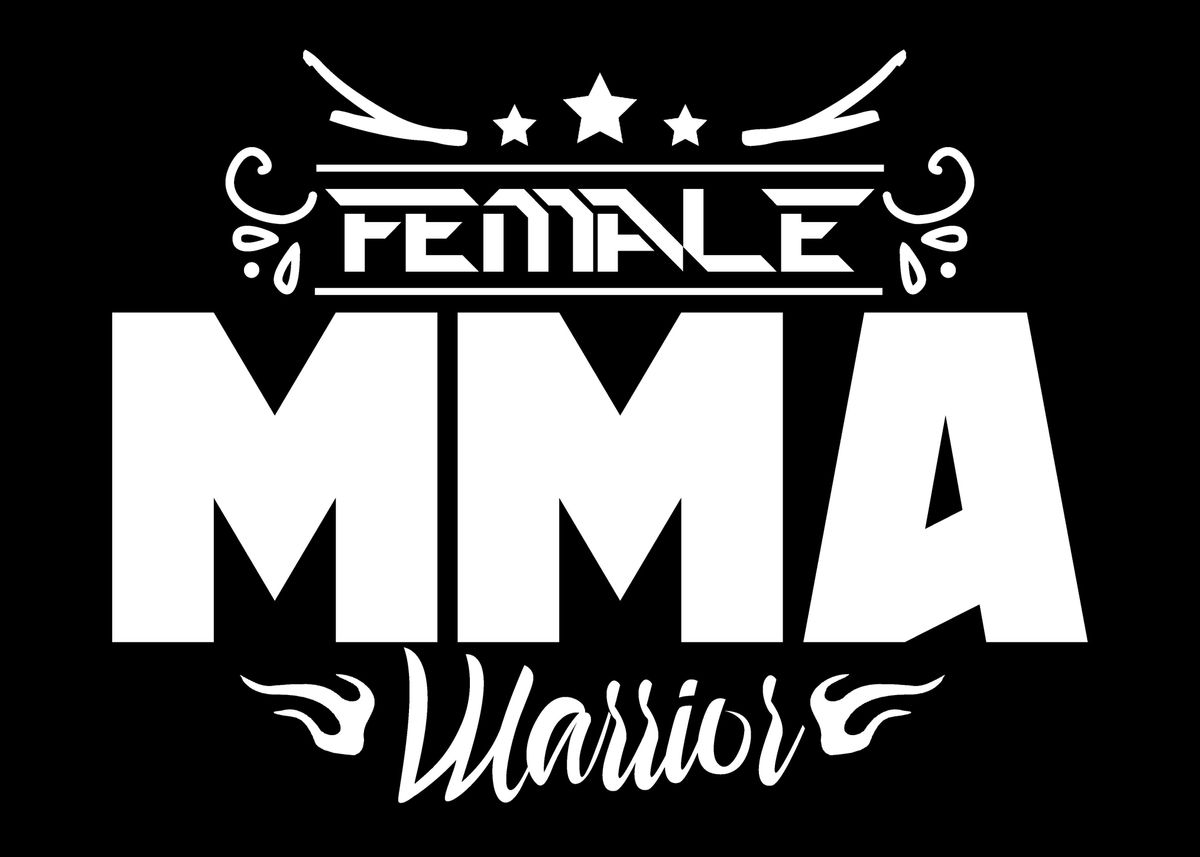 'Female MMA Warrior' Poster by dr3designs | Displate