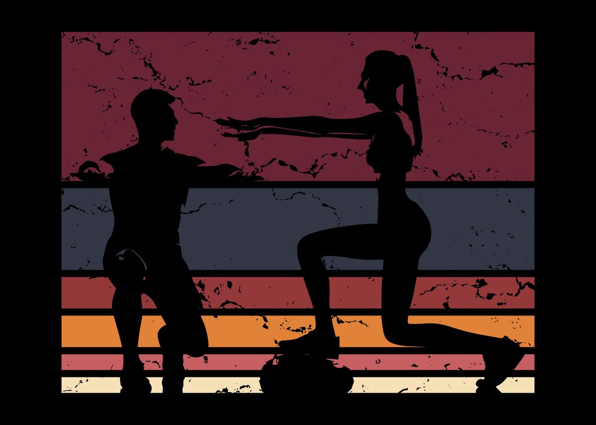 'Vintage Squats Squat Sport' Poster by DesignatedDesigner | Displate