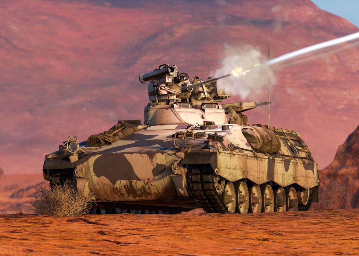 'German IFV Marder' Poster, picture, metal print, paint by ...