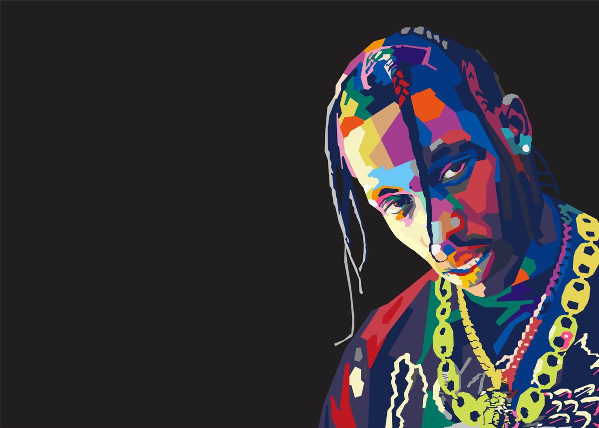 'Rapper in style WPAP' Poster, picture, metal print, paint by Komandan ...