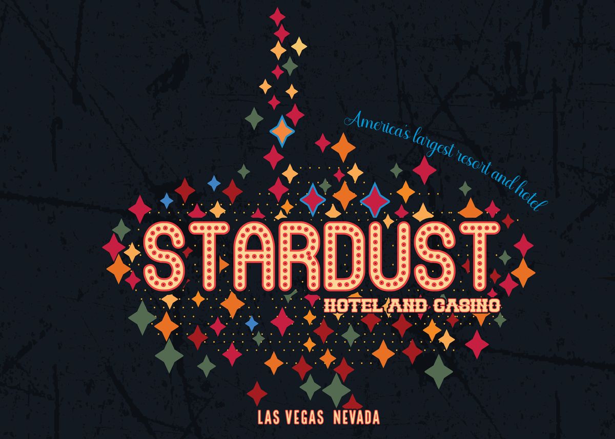 'Stardust Neon Sign' Poster, picture, metal print, paint by Don Shop ...
