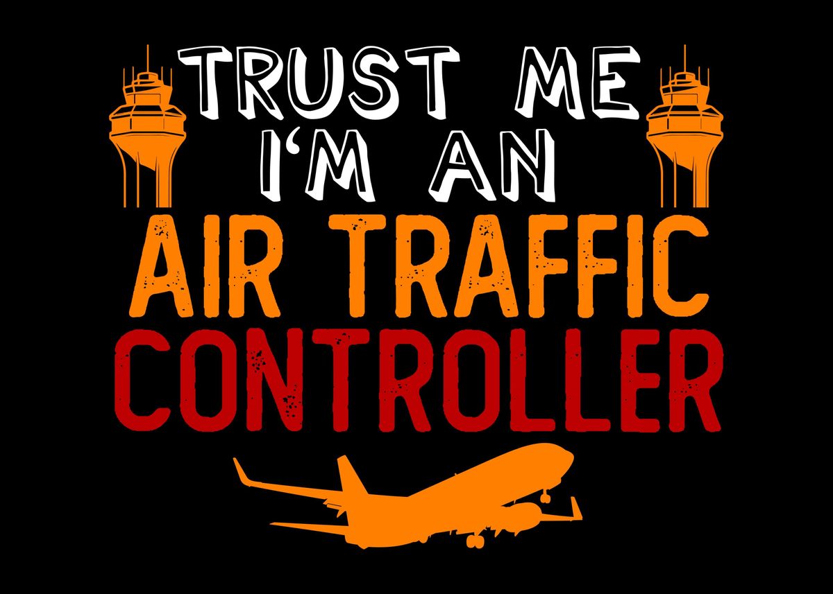 'Flight Control Joke' Poster, picture, metal print, paint by ...