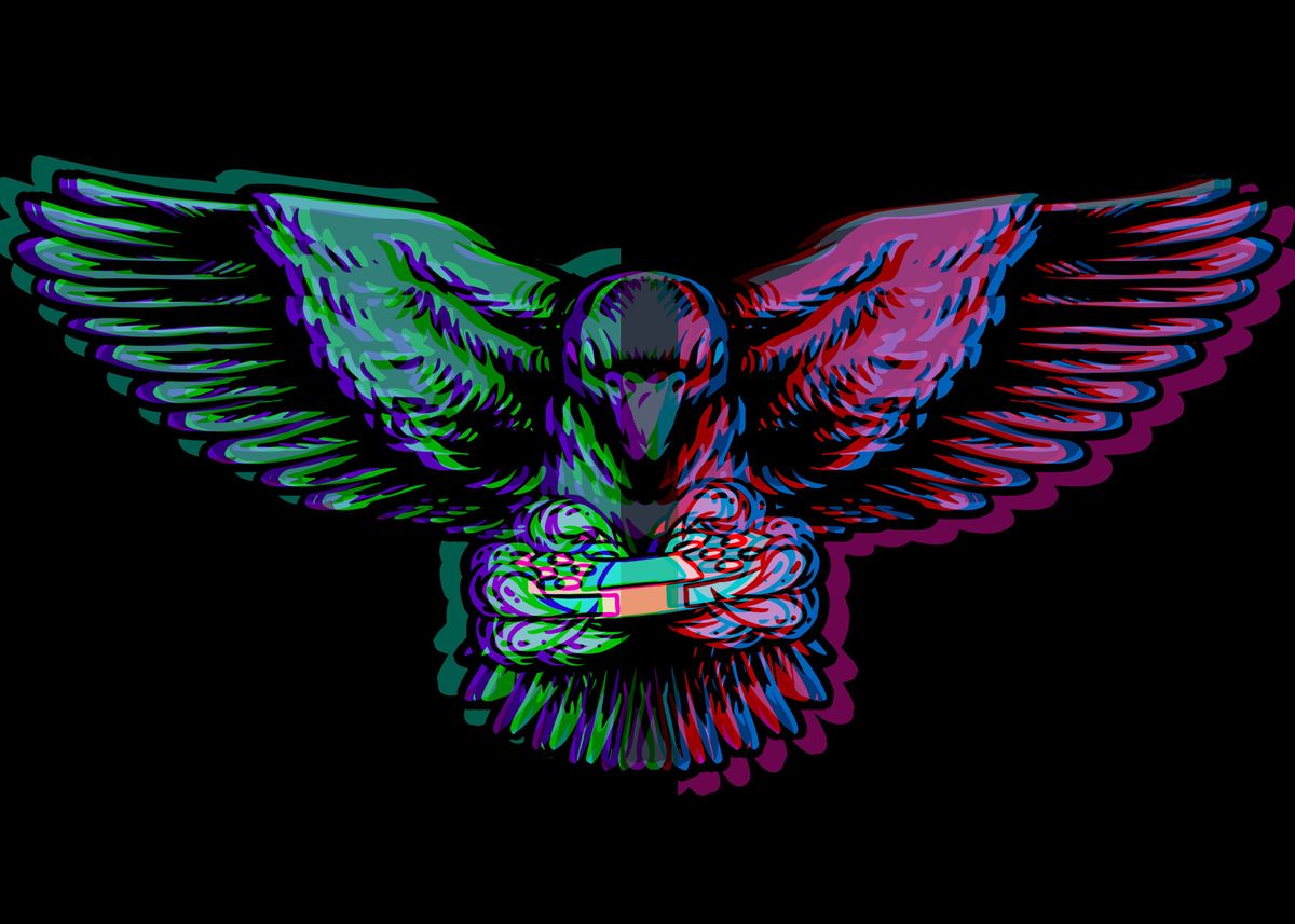 'Black Crow Raven Gamer' Poster by AestheticAlex | Displate