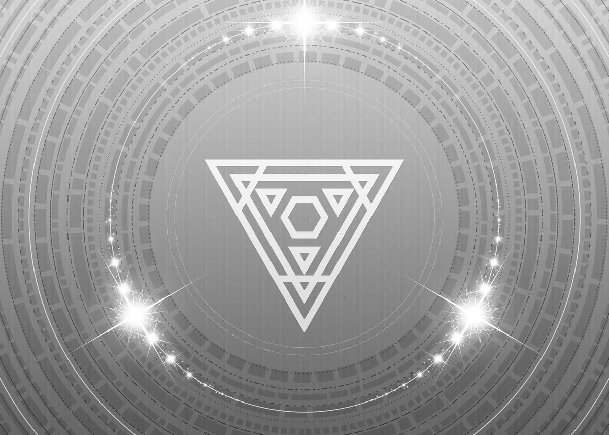 'Magic Glyph Circle Rune' Poster, picture, metal print, paint by Holy ...