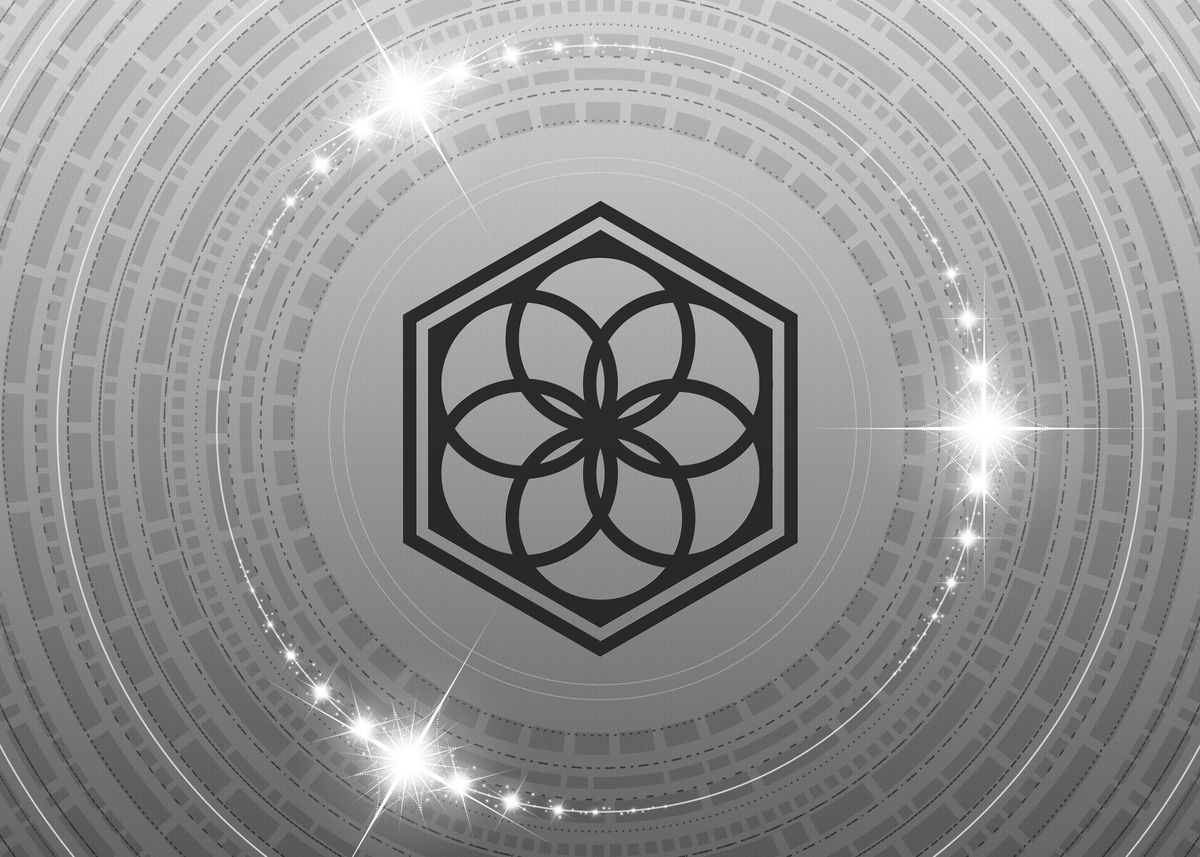 'Magic Glyph Circle Rune' Poster, picture, metal print, paint by Holy ...