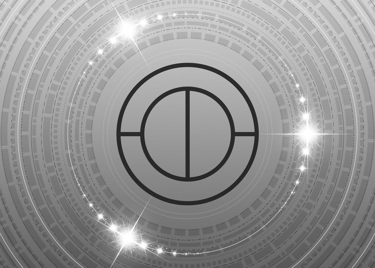 'Magic Glyph Circle Rune' Poster by Holy Rock Design | Displate