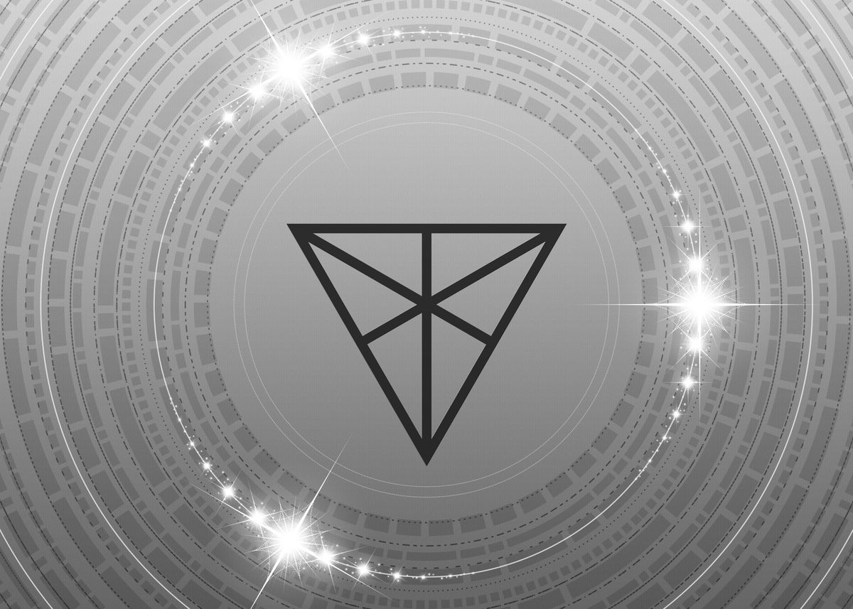 'Black and White Glyph Rune' Poster, picture, metal print, paint by ...