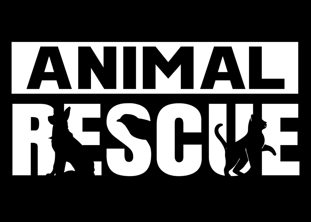 'Animal Rescue' Poster, picture, metal print, paint by dr3designs ...