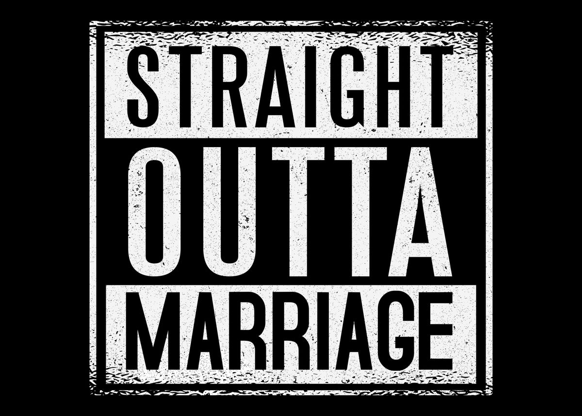 'Divorce' Poster, picture, metal print, paint by CrazySquirrel | Displate