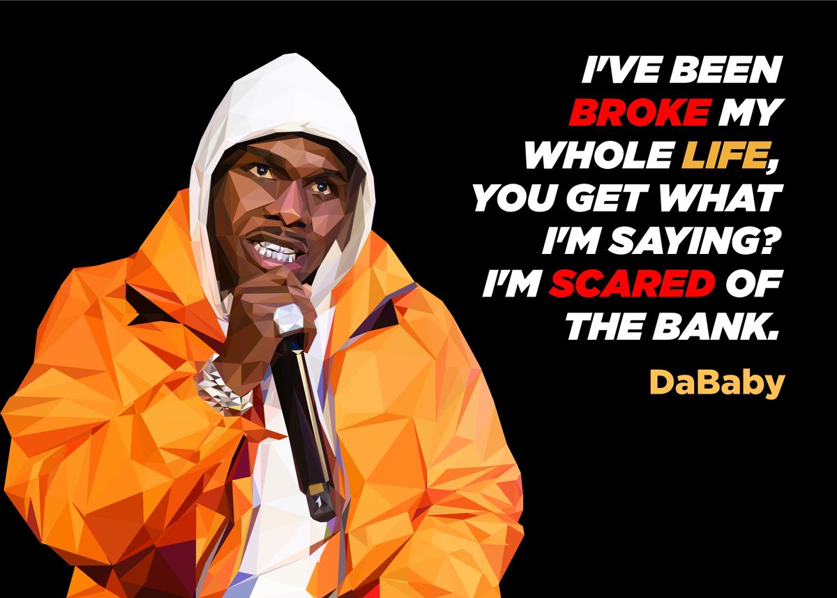 'Dababy' Poster by Lowpoly Posters | Displate