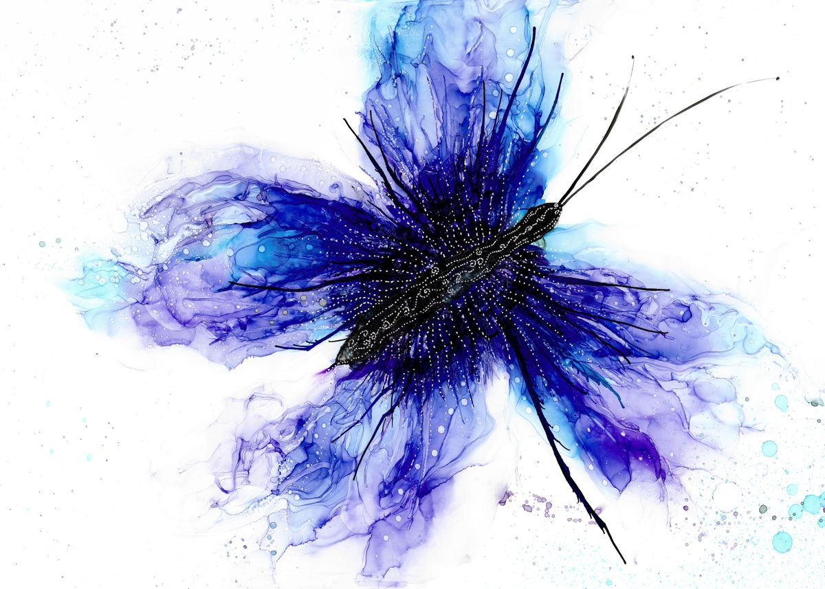 'Aeris' Poster, picture, metal print, paint by Olga Rogovets | Displate