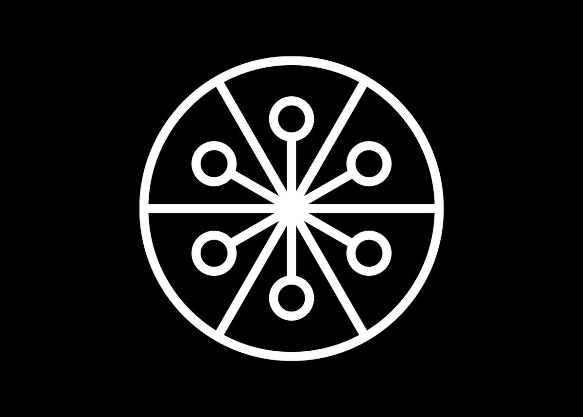'Magic Glyph Circle Rune' Poster by Holy Rock Design | Displate
