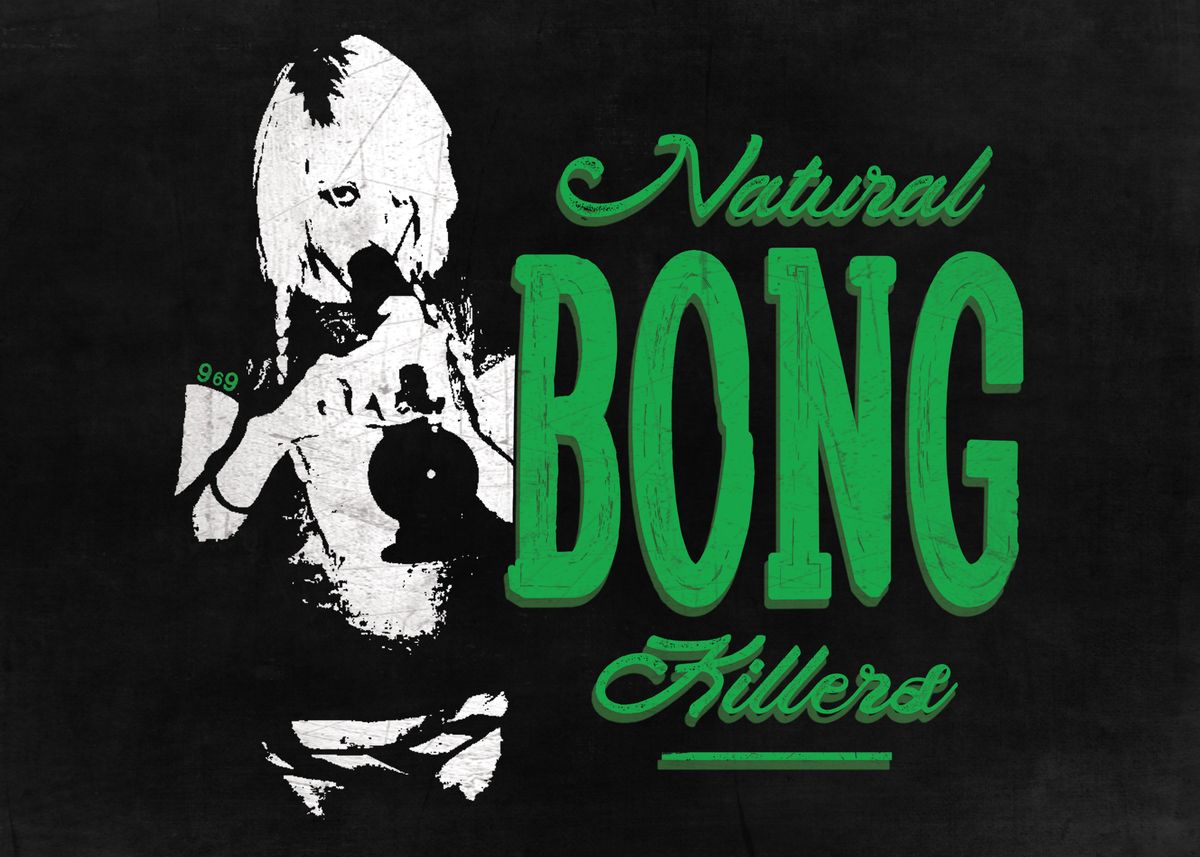 'Sexy Stoner with Bong' Poster, picture, metal print, paint by John ...