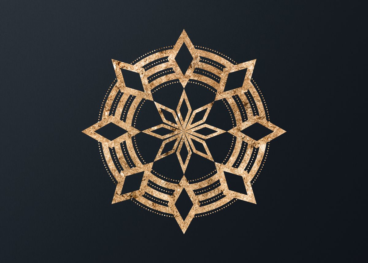 'Gold Magic Seal Sign Sigil' Poster by Holy Rock Design | Displate