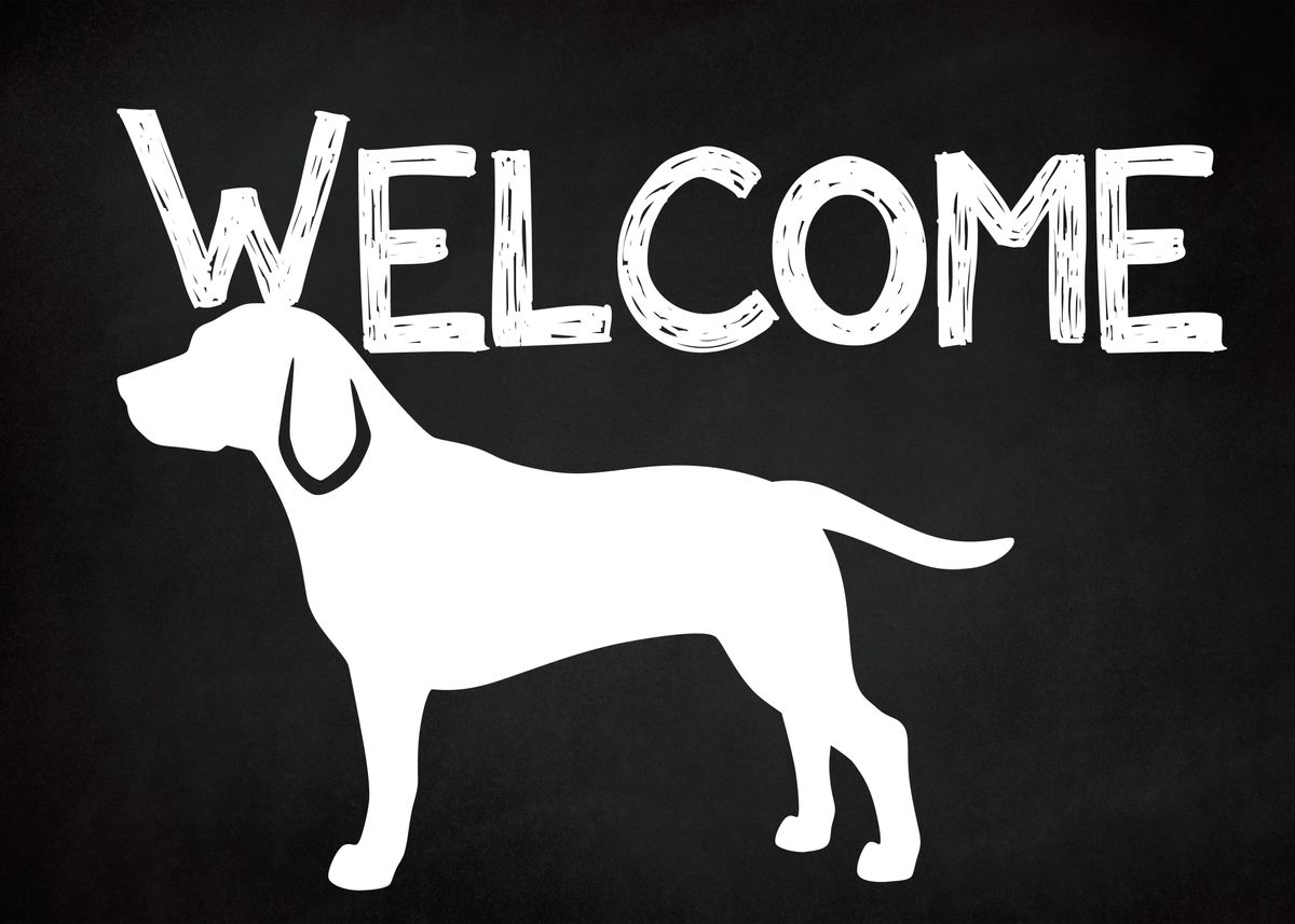 'WELCOME BEAGLE 01' Poster by Atomic Chinook | Displate