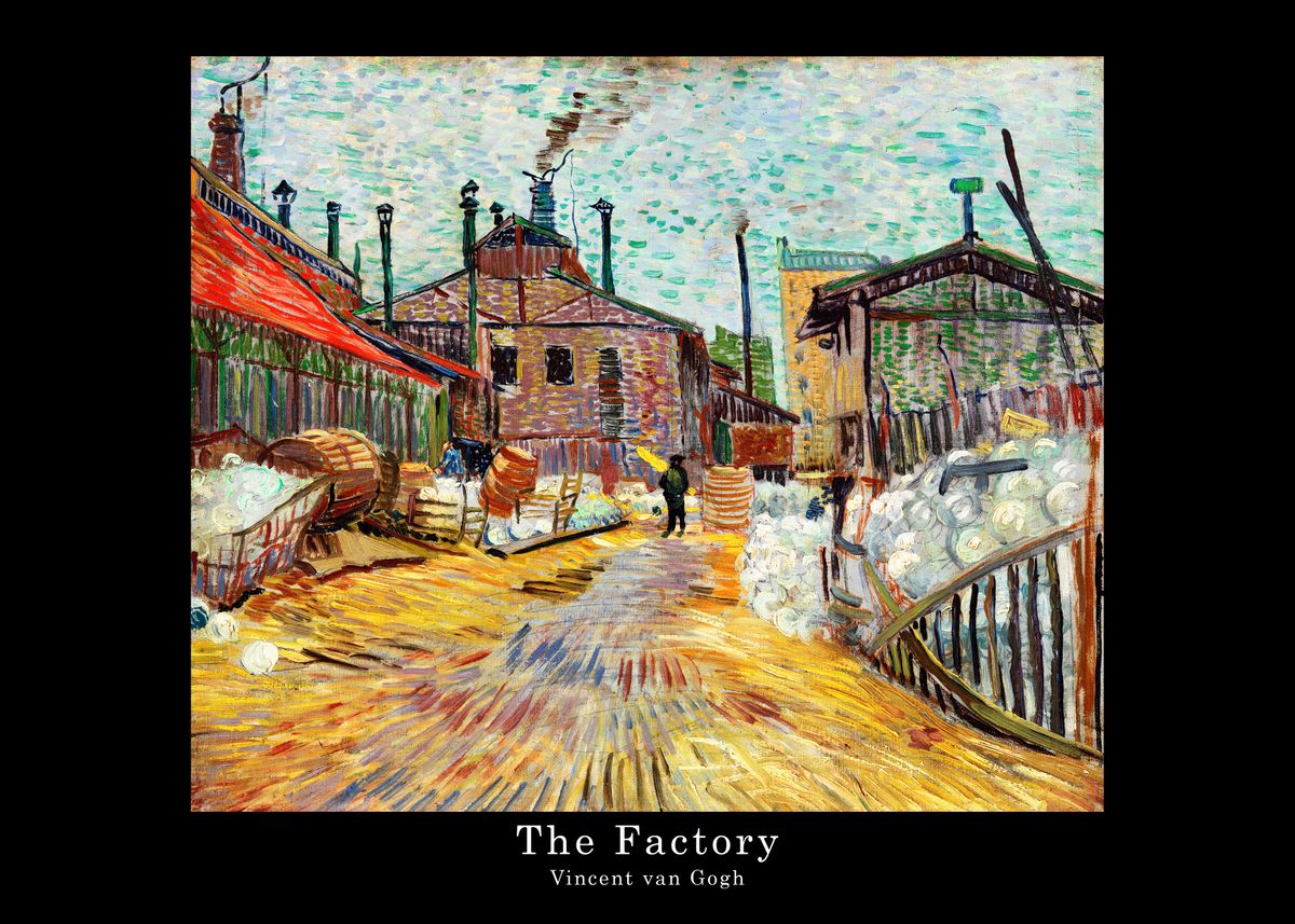 'THE FACTORY Van Gogh' Poster by Atomic Chinook | Displate