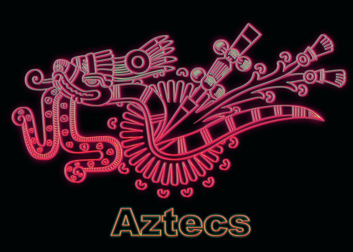 'Aztecs' Poster by Portokalis | Displate