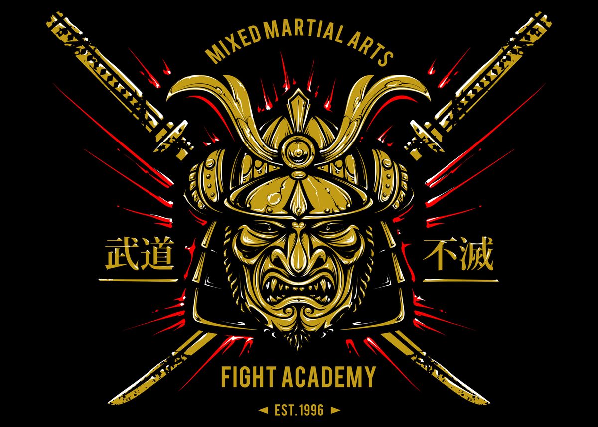 'knight from japan' Poster, picture, metal print, paint by Daily ...