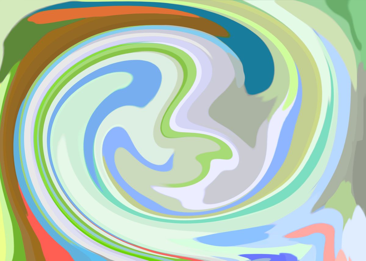 'Abstract Solace' Poster, picture, metal print, paint by Gani Bijish ...