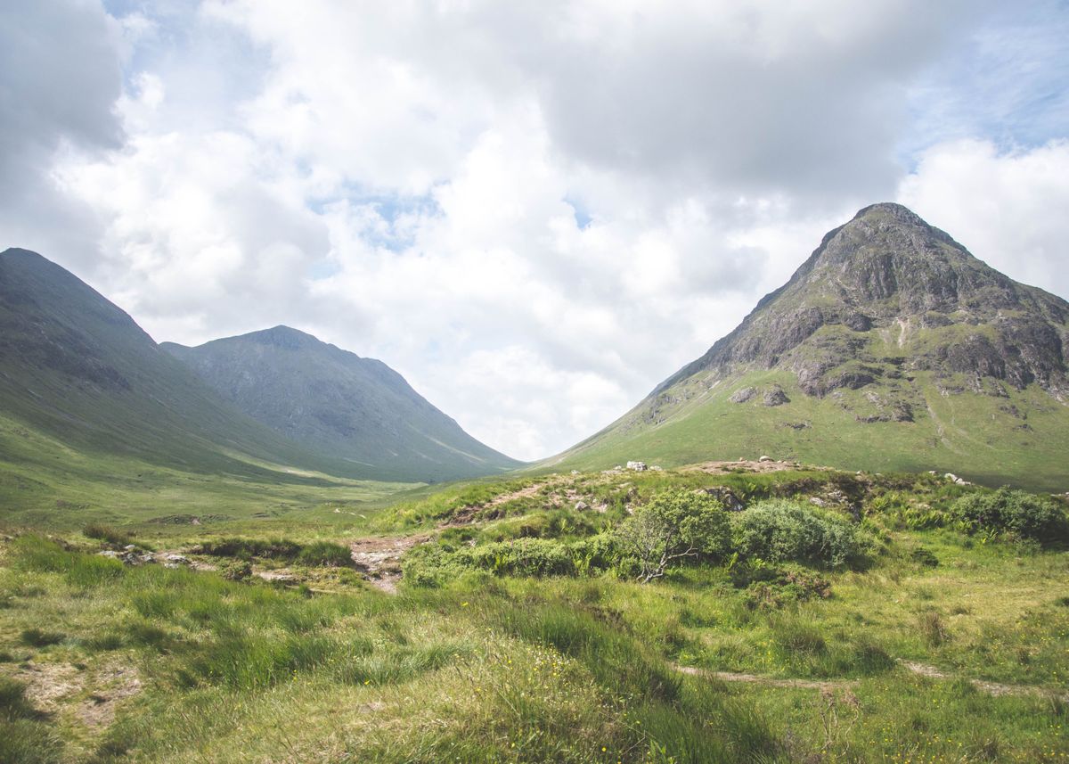 'Peaks at Glencoe' Poster by Sofia Alves | Displate