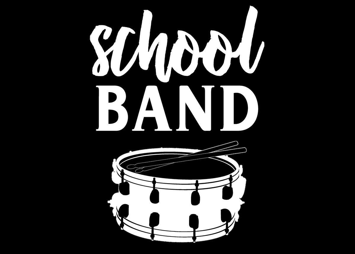 'School Band' Poster, picture, metal print, paint by dr3designs | Displate