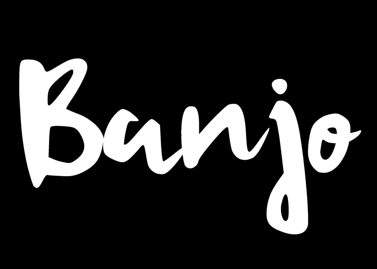 'Banjo' Poster, picture, metal print, paint by dr3designs | Displate