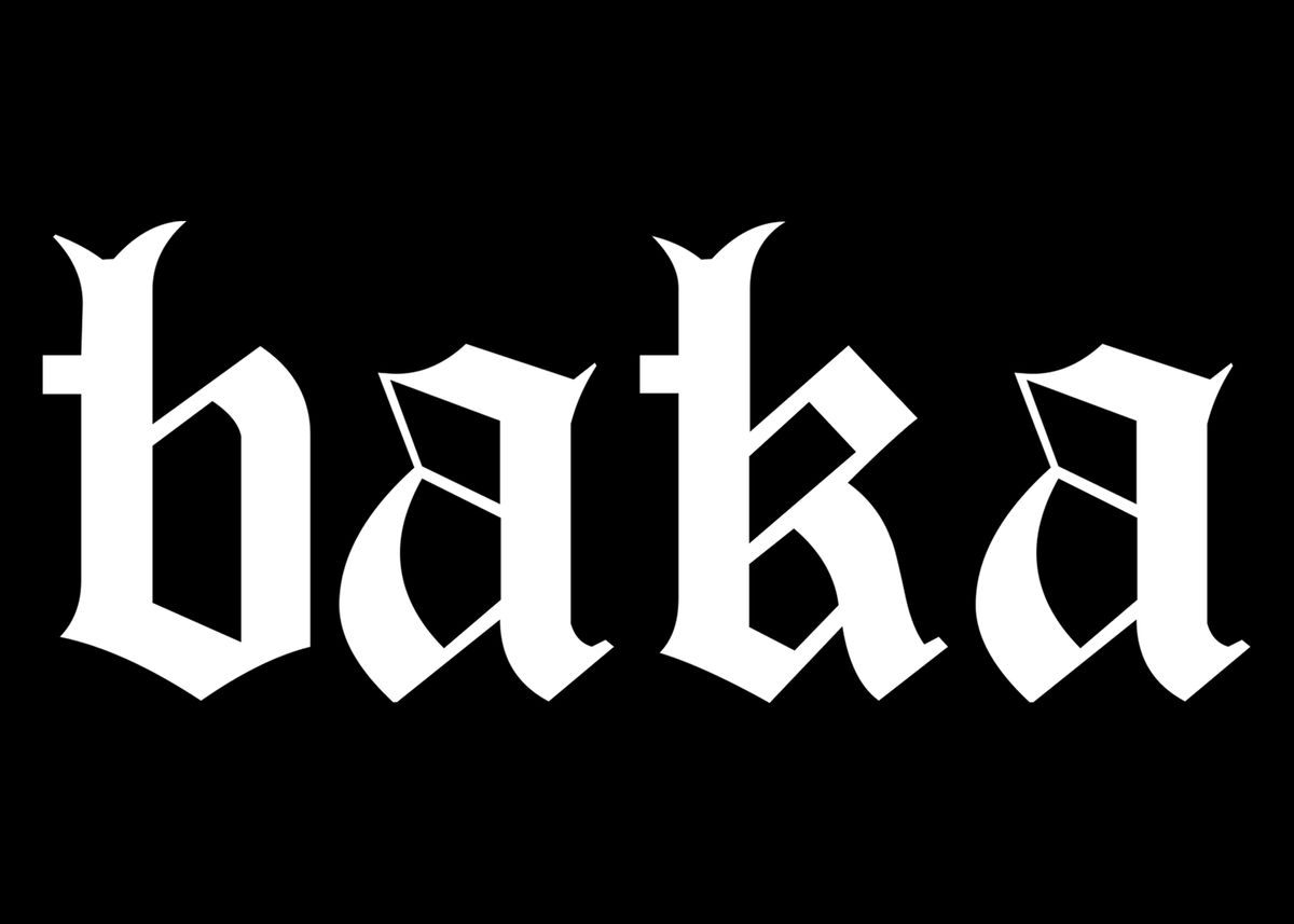 'Baka Anime Manga' Poster by AestheticAlex | Displate