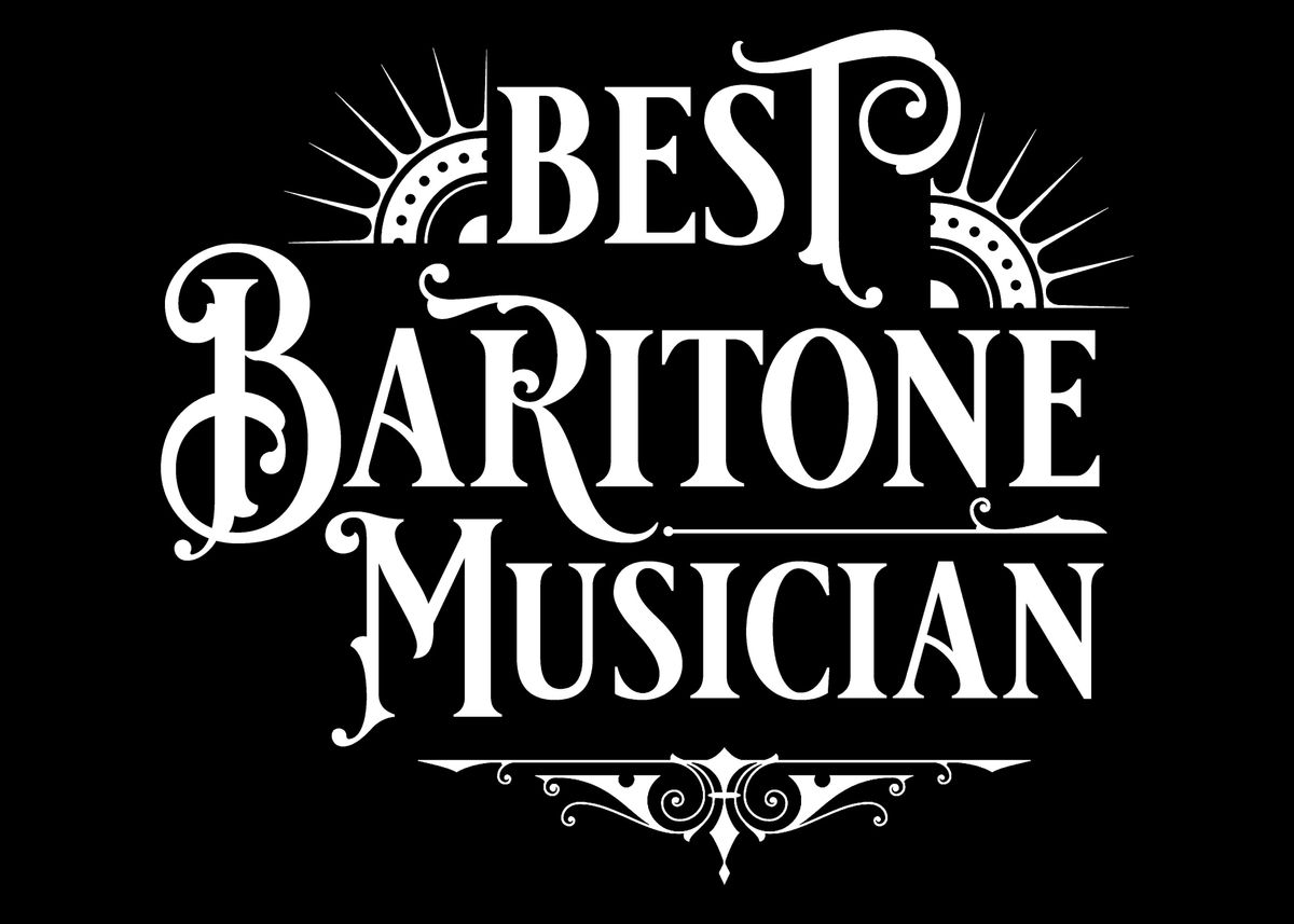 'Best Baritone Musician' Poster, picture, metal print, paint by ...