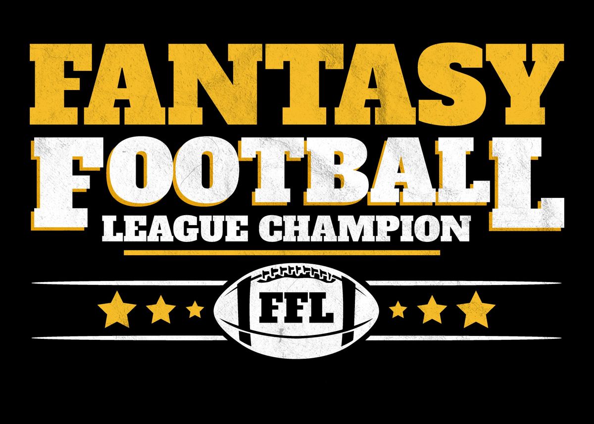 'Fantasy Football League' Poster, picture, metal print, paint by ...