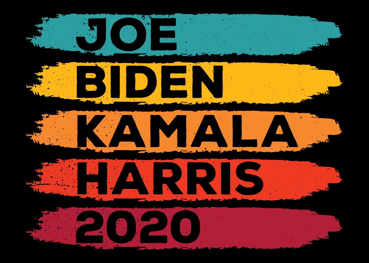 'Joe Biden Kamala Harris' Poster, picture, metal print, paint by ...