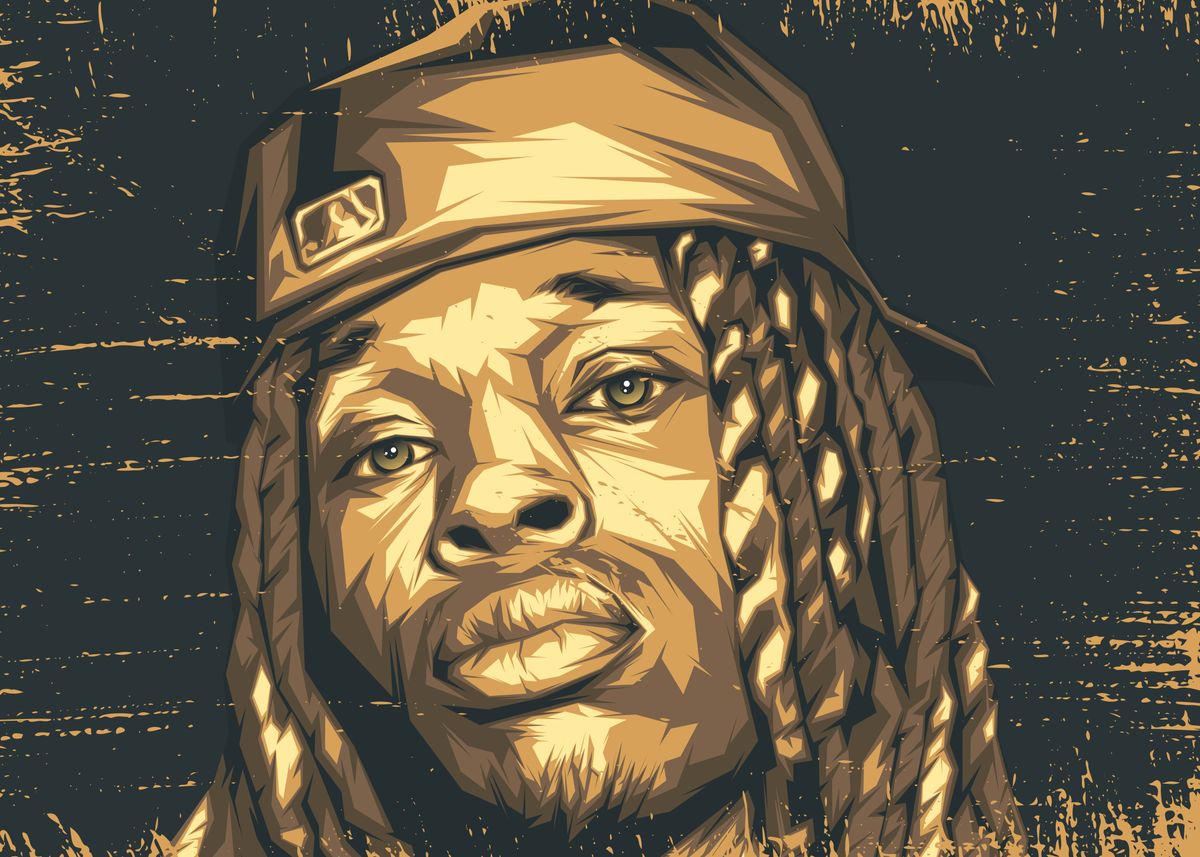 'Polo G PopArt Rapper' Poster, picture, metal print, paint by Lucky ...