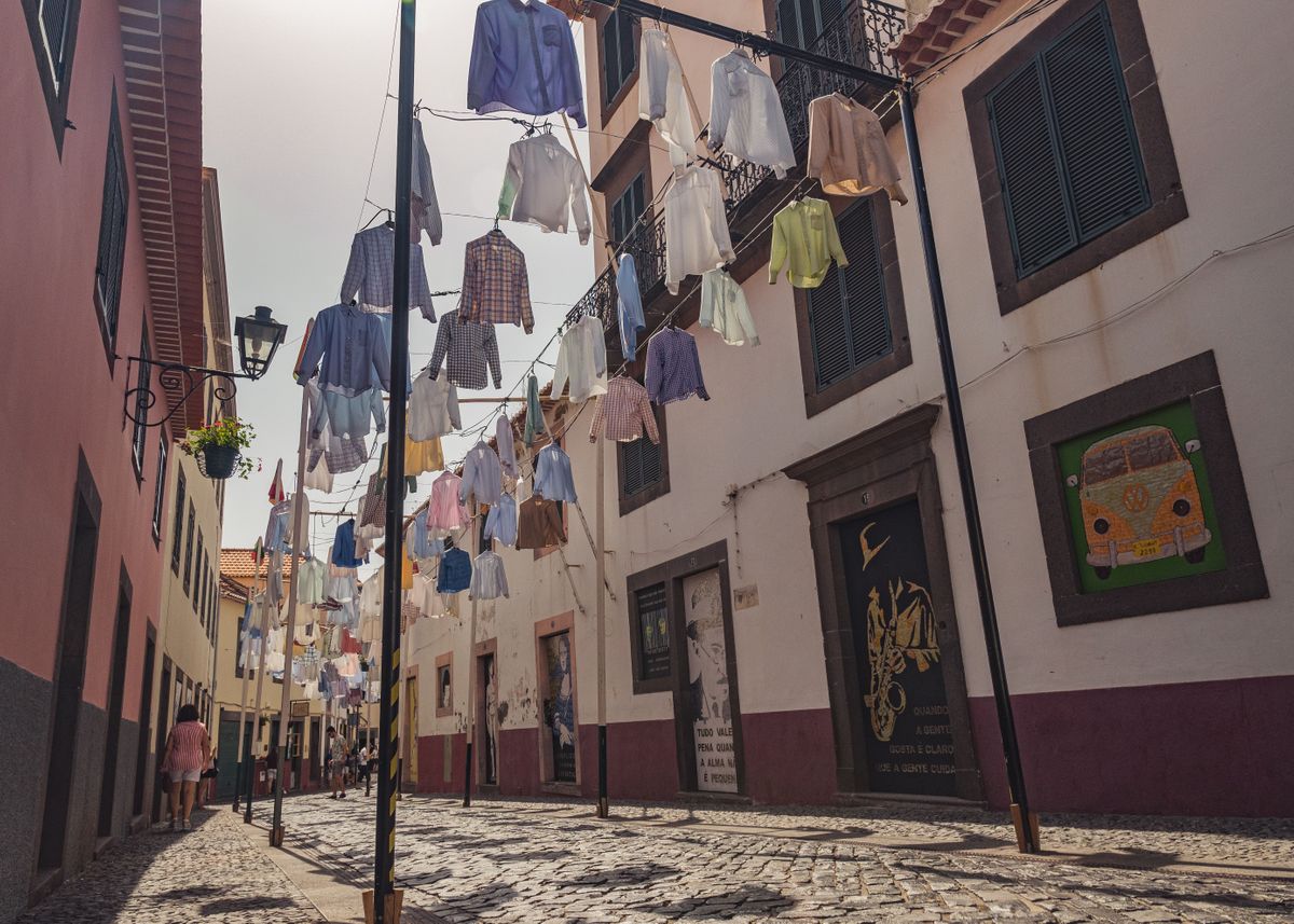 'Street Laundry ' Poster by Stephen Bredenkamp | Displate