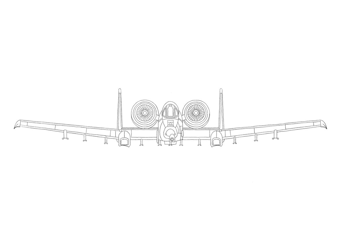 'A10 Thunderbolt II' Poster by Shane Dresser | Displate