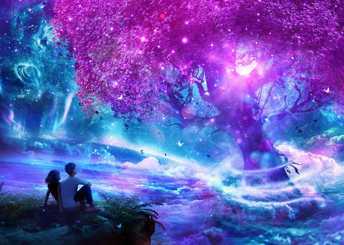 'Wishing Tree' Poster, picture, metal print, paint by Cameron Gray ...