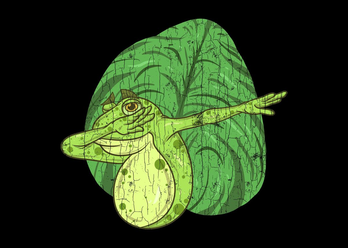 'Dabbing Frog Funny Graphic' Poster by OffPlate Designs | Displate