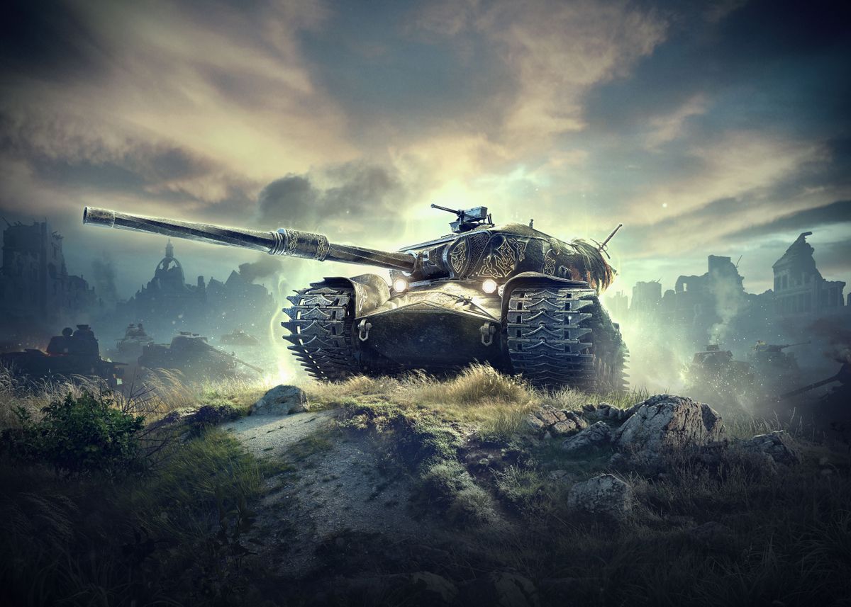 'World Of Tanks x Sabaton' Poster, picture, metal print, paint by World ...