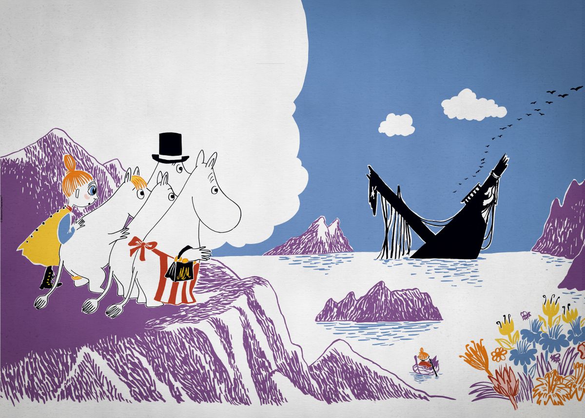 'Ship' Poster by Moomin Classic | Displate