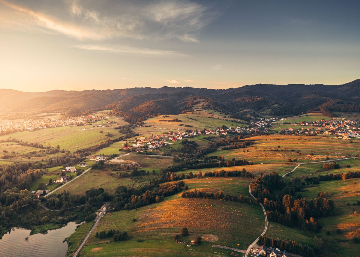 'Mountains panorama' Poster, picture, metal print, paint by Adam ...