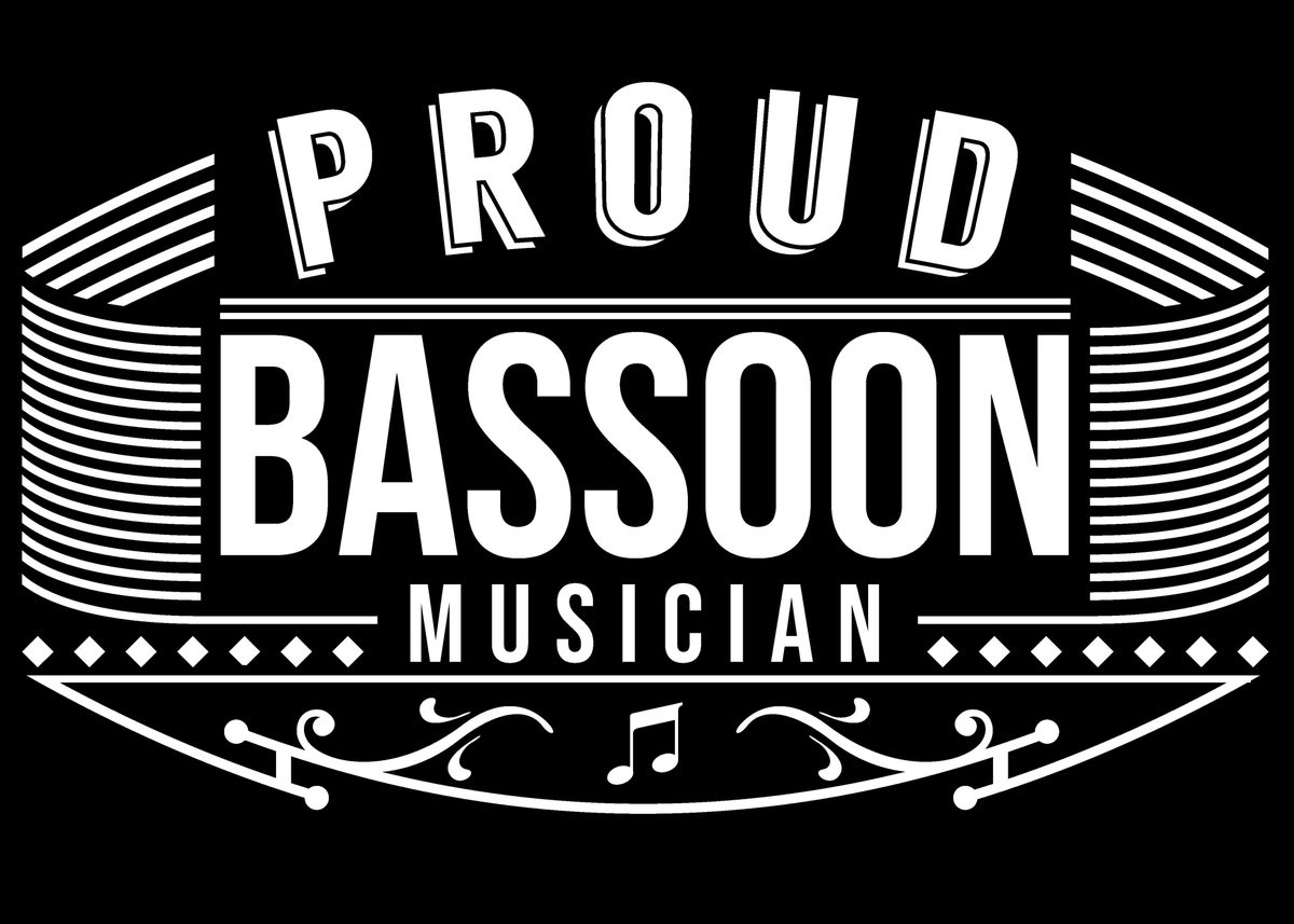 'Proud Bassoon Musician' Poster, picture, metal print, paint by ...