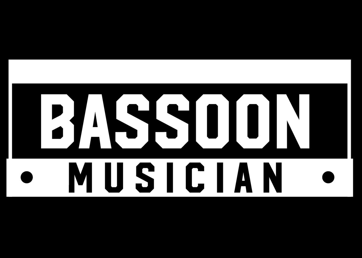 'Bassoon Musician' Poster by dr3designs | Displate