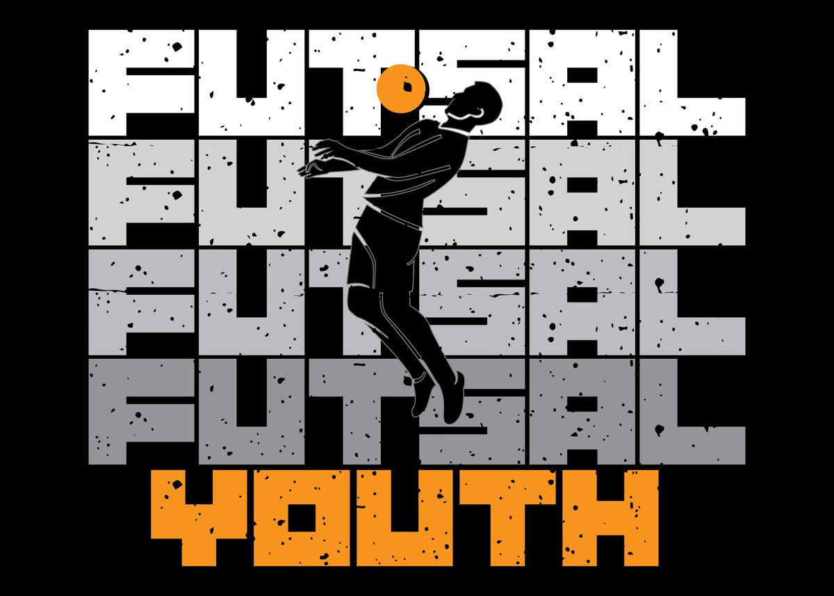 'Futsal Team Soccer Indoor ' Poster, picture, metal print, paint by ...