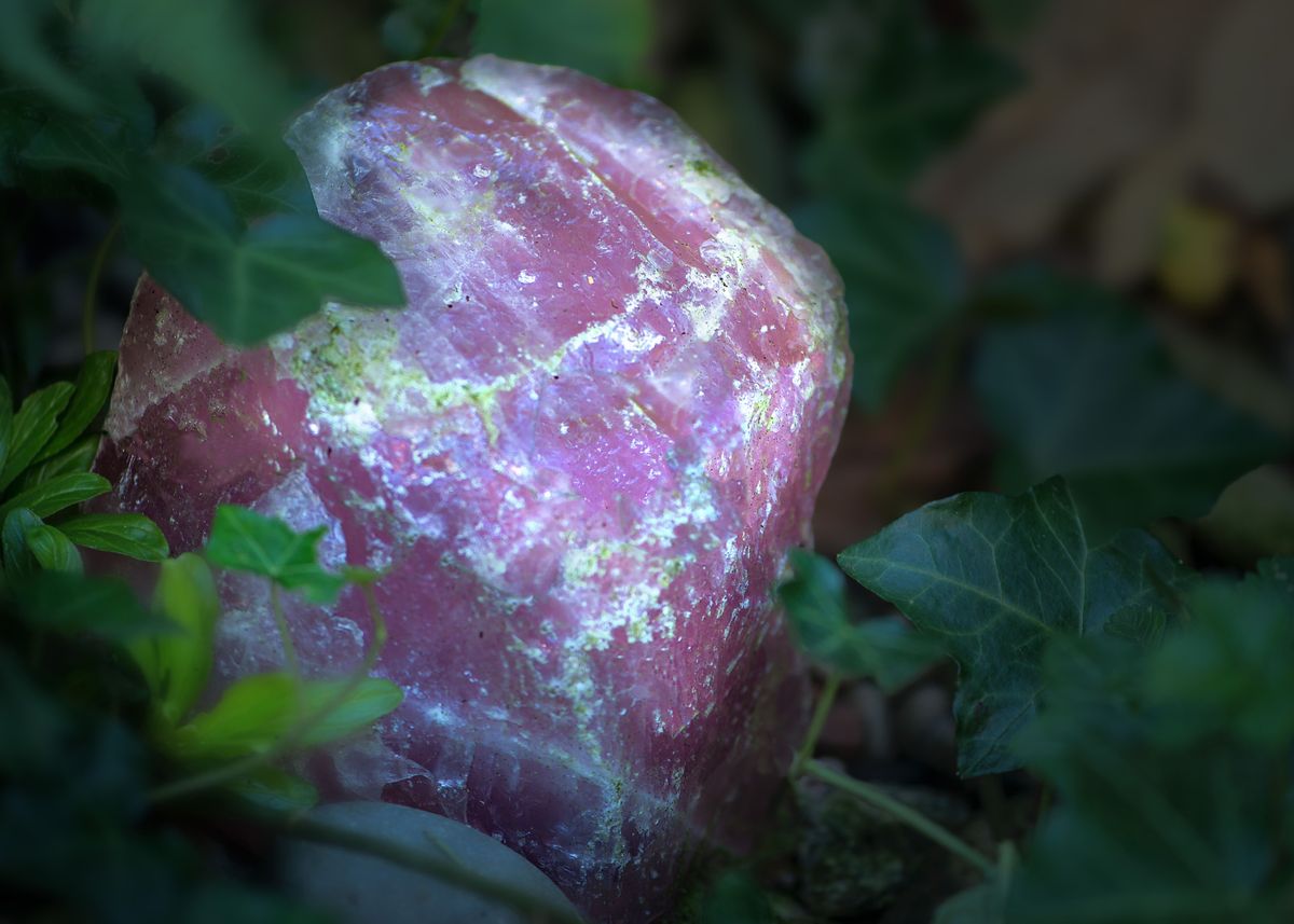 'Rose quartz' Poster, picture, metal print, paint by Christiane ...