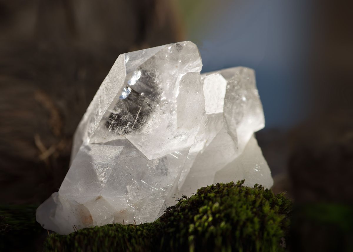 'rock crystal' Poster by Christiane Calmbacher | Displate