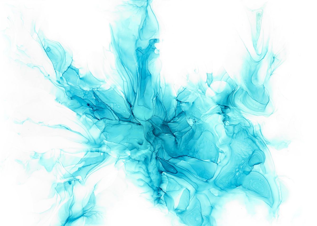 'In Flames' Poster, picture, metal print, paint by Olga Rogovets | Displate